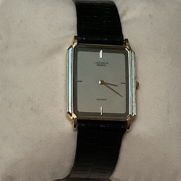 Lasalle | Accessories | Vintage Lasalle Quartz Womans Watch By Seiko | Poshmark